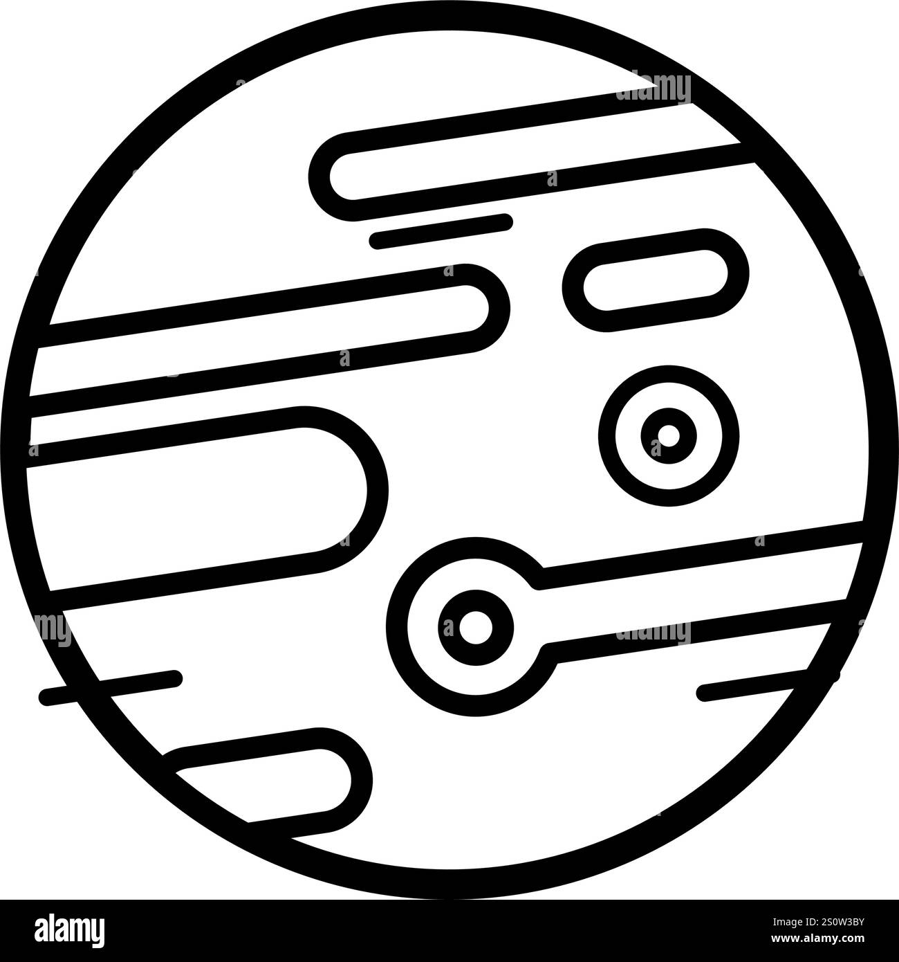 planet - vector icon Stock Vector Image & Art - Alamy