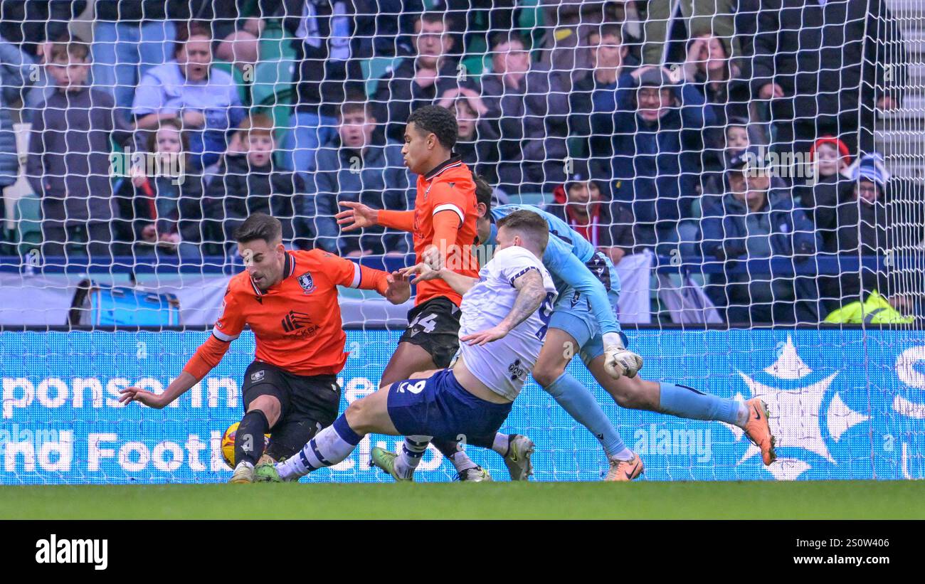 Deepdale, Preston, UK. 29th Dec, 2024. EFL Championship Football ...