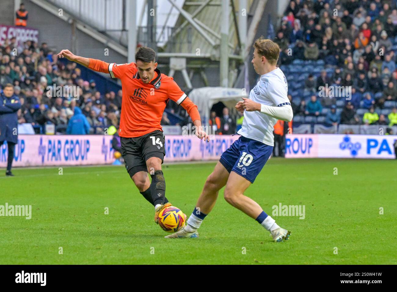 Deepdale, Preston, UK. 29th Dec, 2024. EFL Championship Football ...