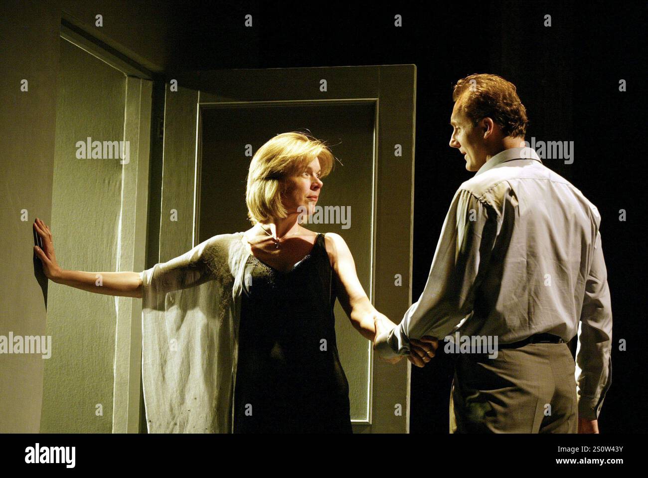 Janie Dee (Emma), Aden Gillett (Jerry) in BETRAYAL by Harold Pinter at ...