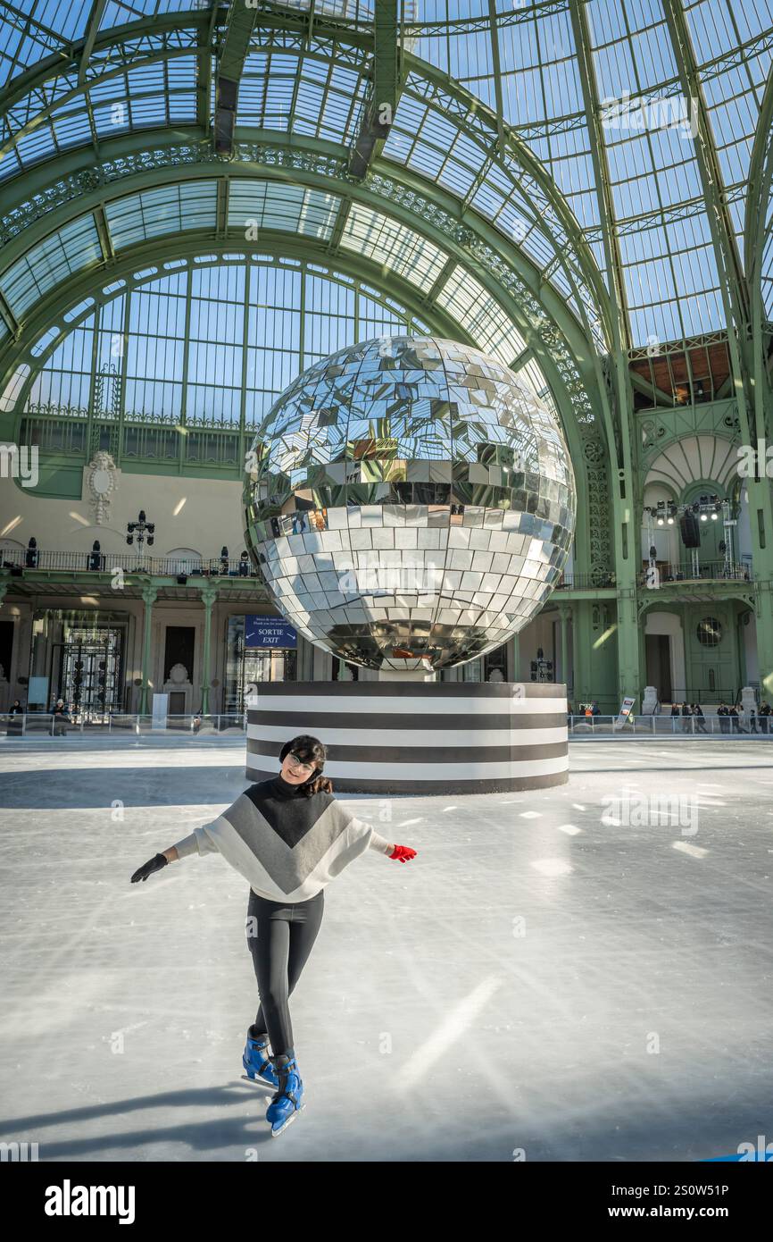 Paris,France - 12 26 2024: Le Grand Palais des Glaces: View of view of ...