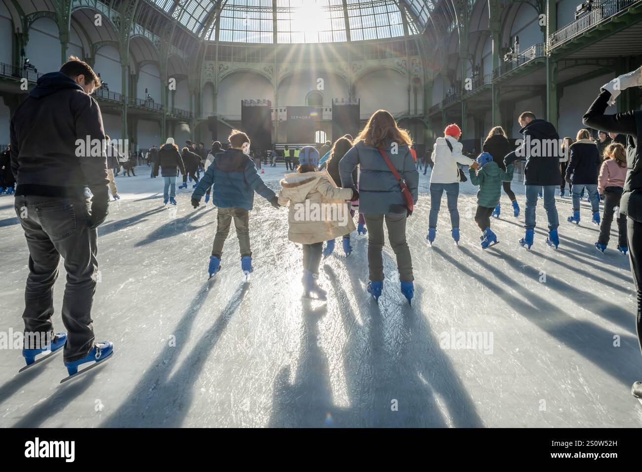 Paris,France - 12 26 2024: Le Grand Palais des Glaces: View of view of ...