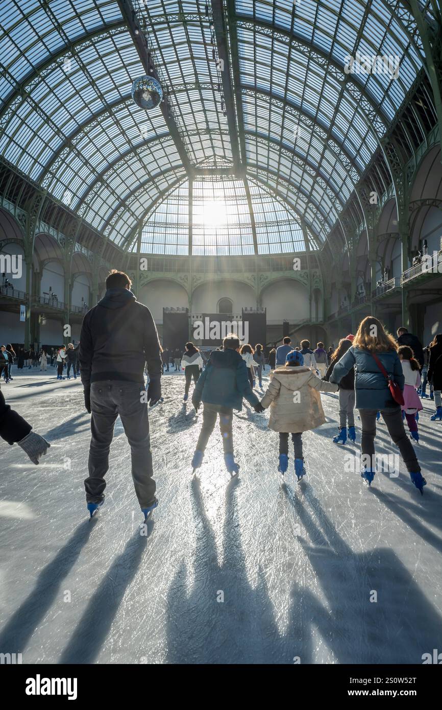 Paris,France - 12 26 2024: Le Grand Palais des Glaces: View of view of ...