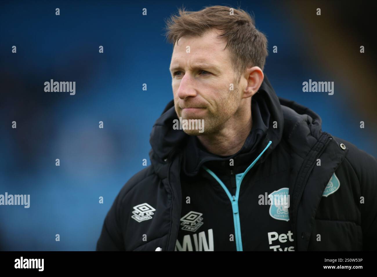 Carlisle United Manager Mike Williamson during the Sky Bet League 2 ...