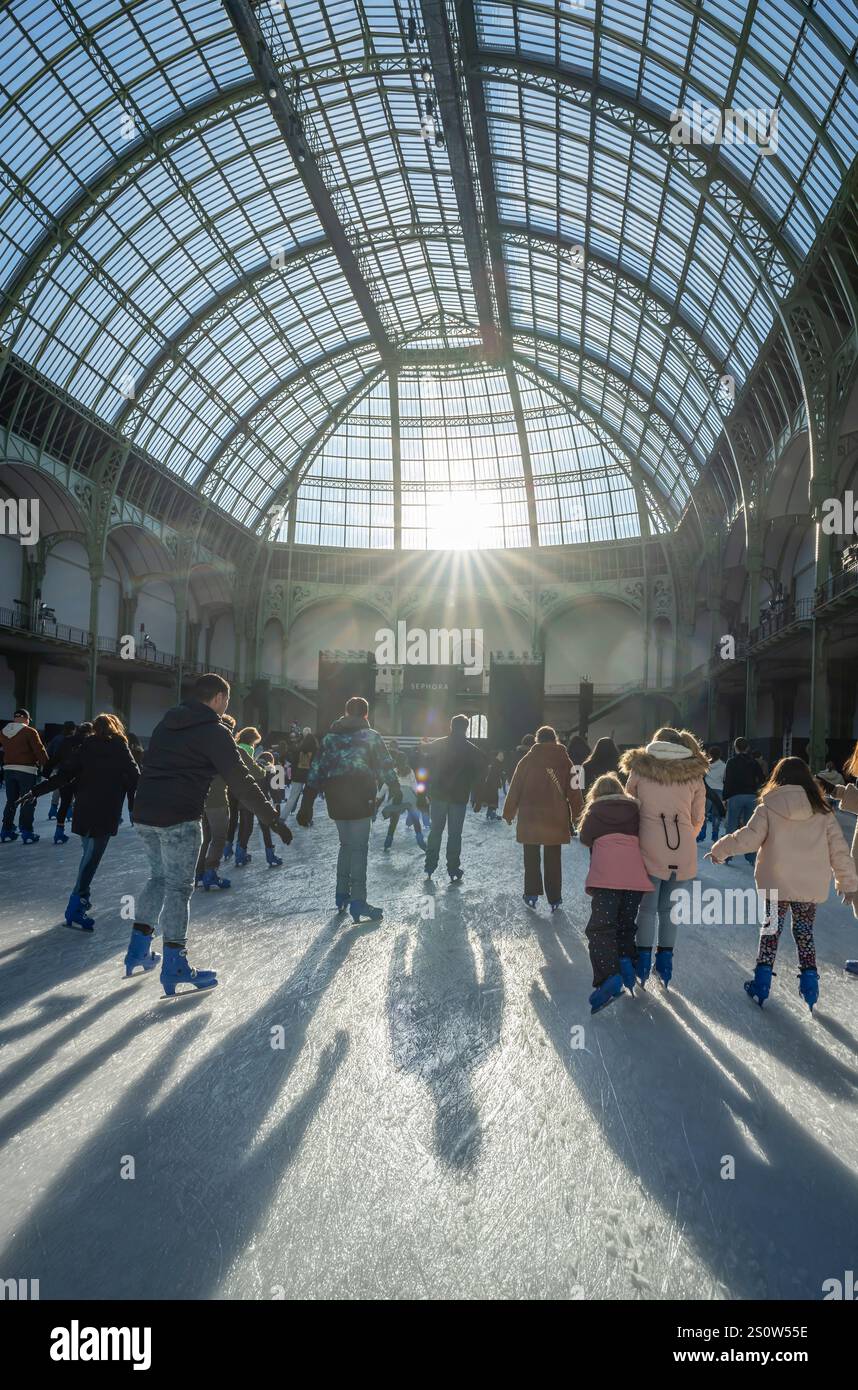 Paris,France - 12 26 2024: Le Grand Palais des Glaces: View of view of ...