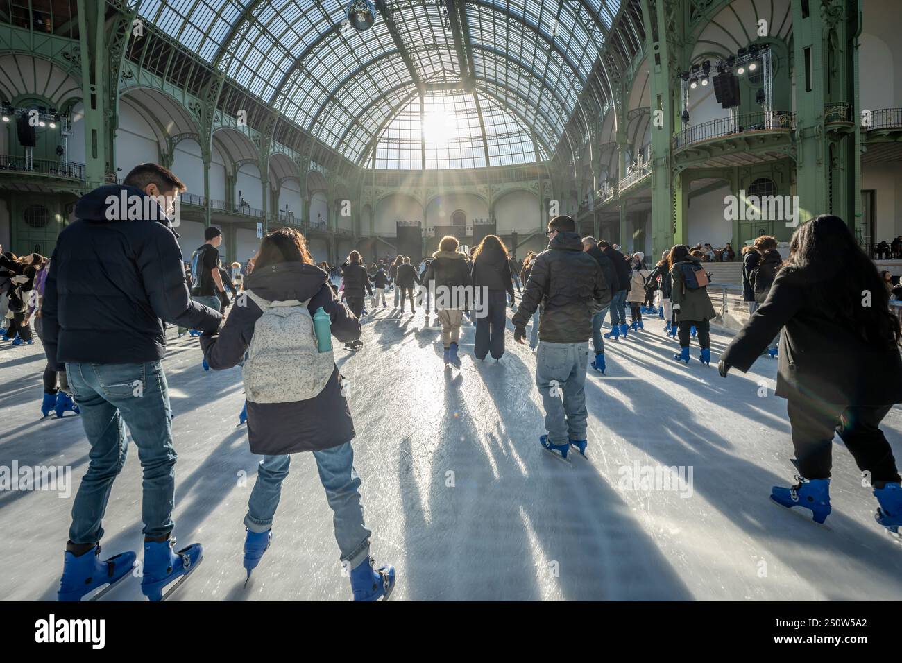 Paris,France - 12 26 2024: Le Grand Palais des Glaces: View of view of ...