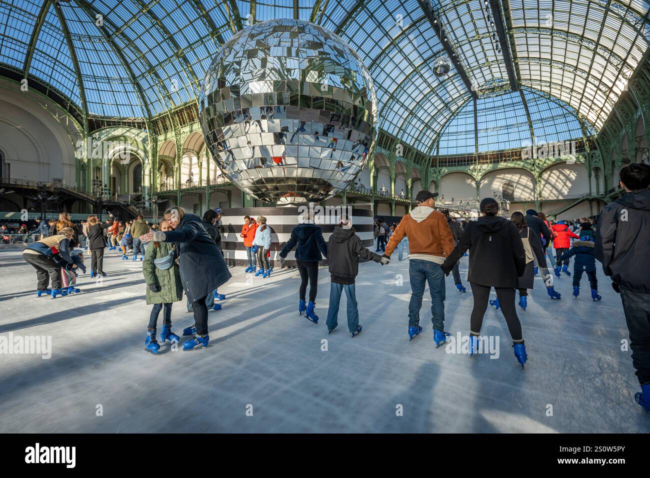 Paris,France - 12 26 2024: Le Grand Palais des Glaces: View of view of ...