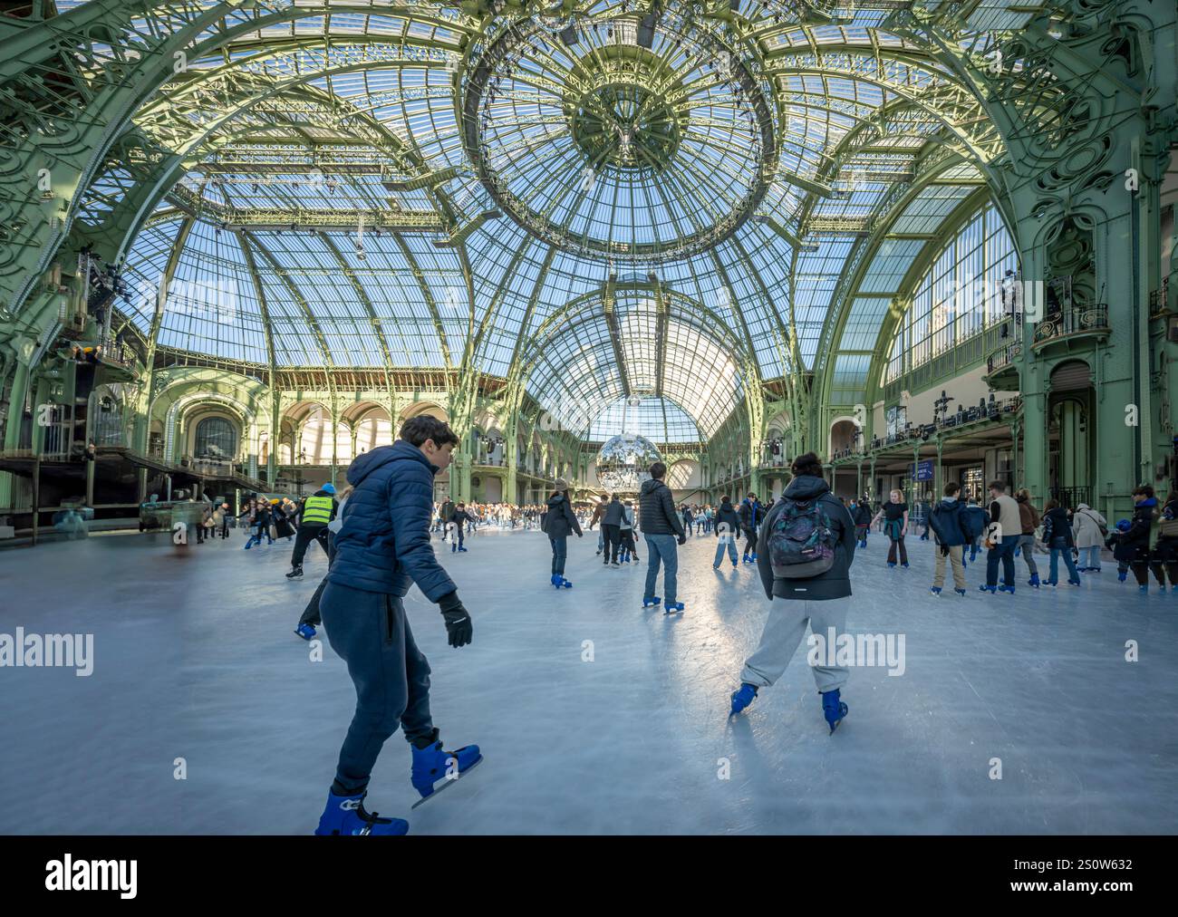 Paris,France - 12 26 2024: Le Grand Palais des Glaces: View of view of ...