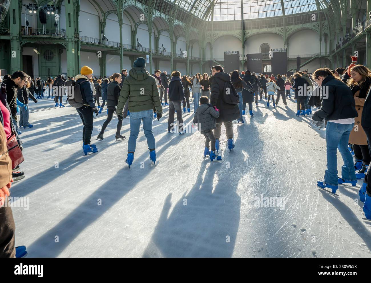 Paris,France - 12 26 2024: Le Grand Palais des Glaces: View of view of ...