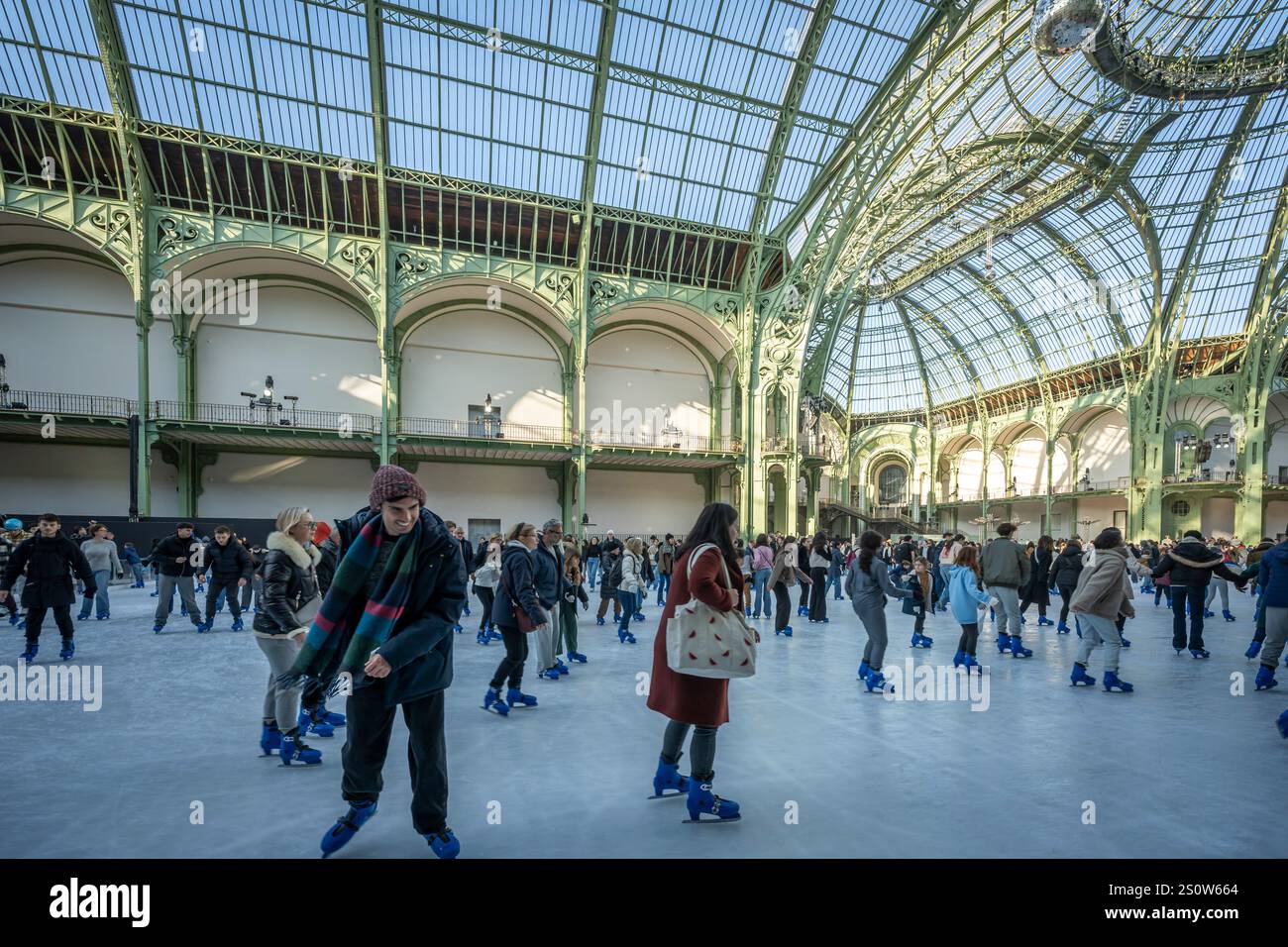 Paris,France - 12 26 2024: Le Grand Palais des Glaces: View of view of ...