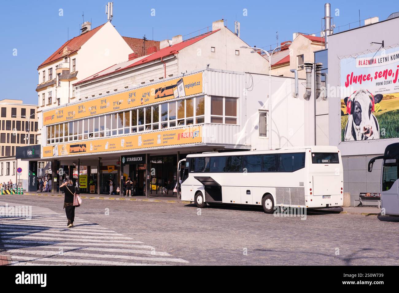 Florenc, Prague's Main Bus Station. Prague, Czech Republic, Czechia ...