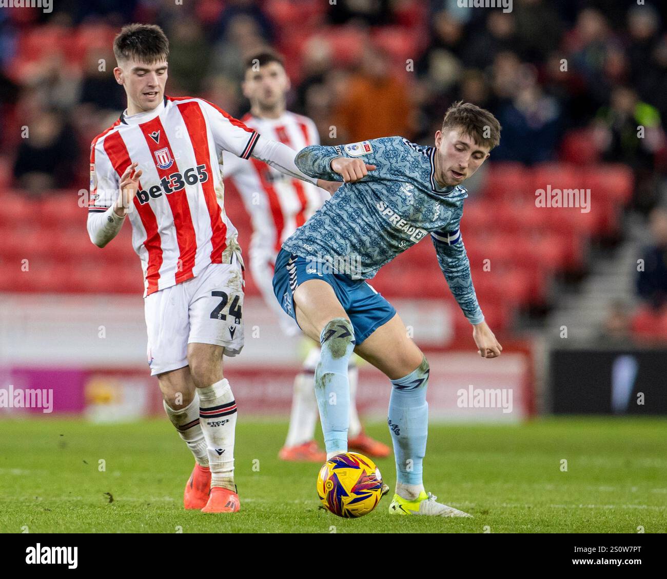 29th December 2024; Bet365 Stadium, Stoke, Staffordshire, England; EFL ...