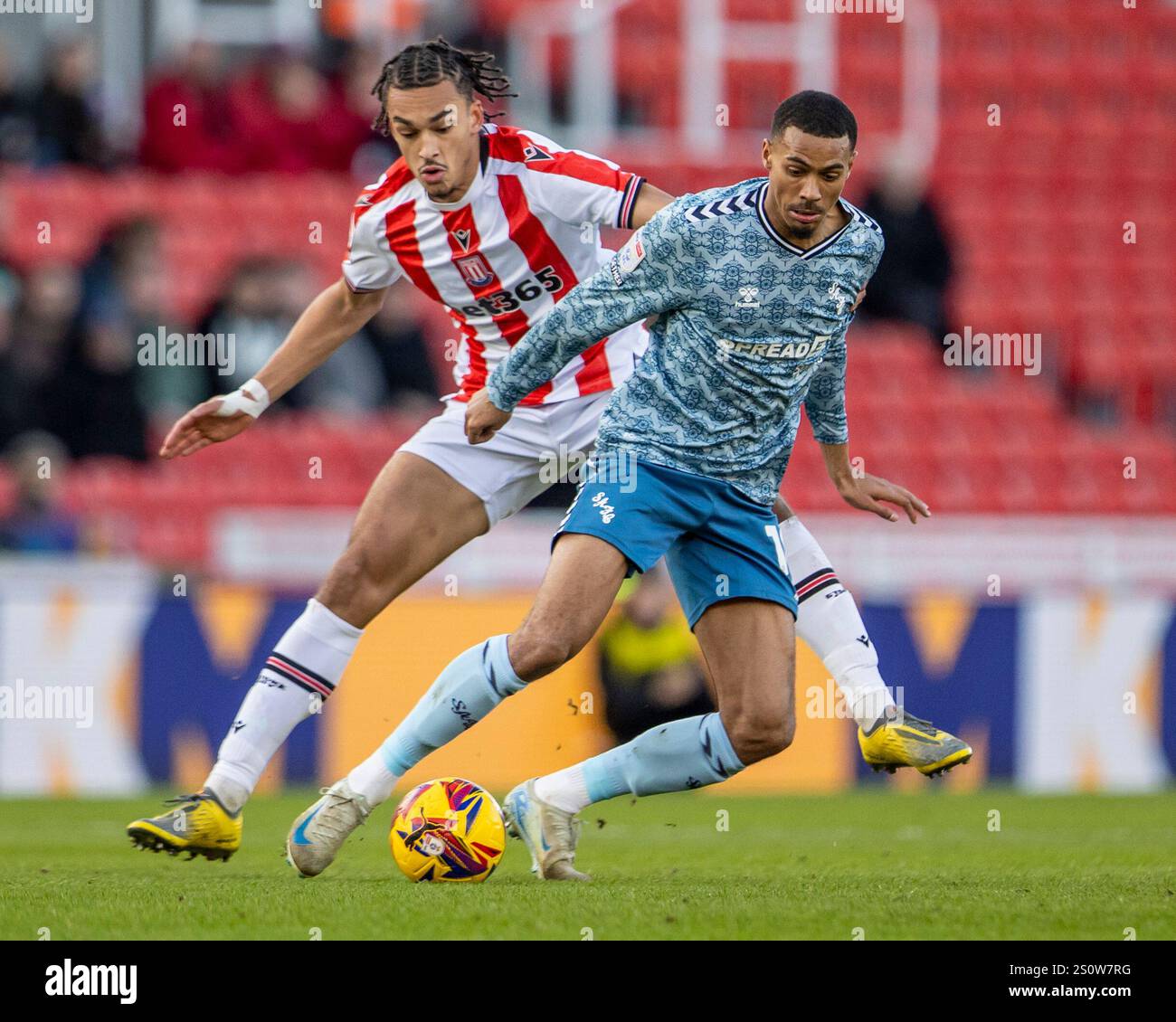 29th December 2024; Bet365 Stadium, Stoke, Staffordshire, England; EFL ...