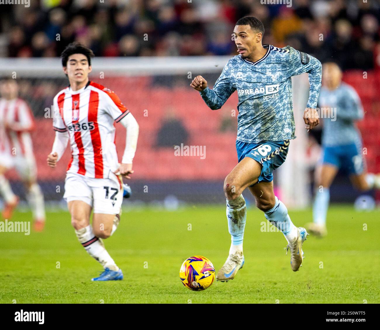 29th December 2024; Bet365 Stadium, Stoke, Staffordshire, England; EFL ...