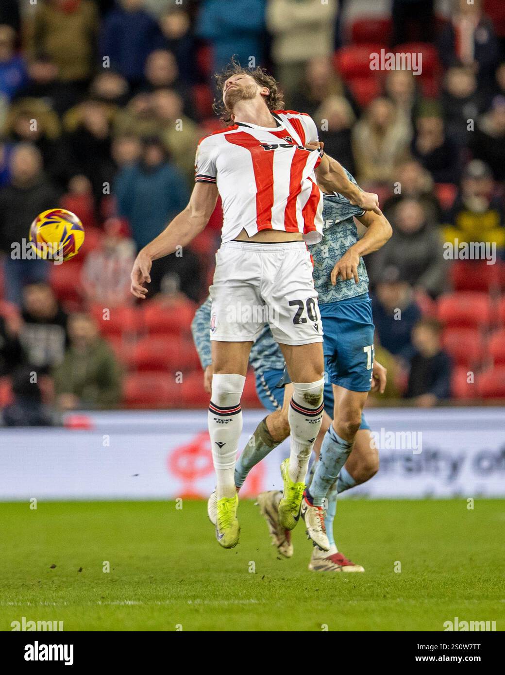 29th December 2024; Bet365 Stadium, Stoke, Staffordshire, England; EFL ...