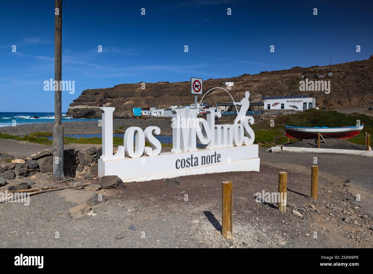 Los Molinos, Spain - November 28,2024:The small village of Puertito de ...