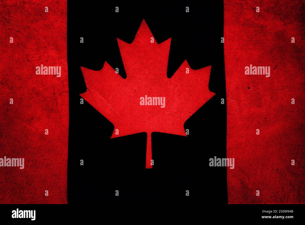 Canadian flag design. Grunge effect Stock Photo - Alamy