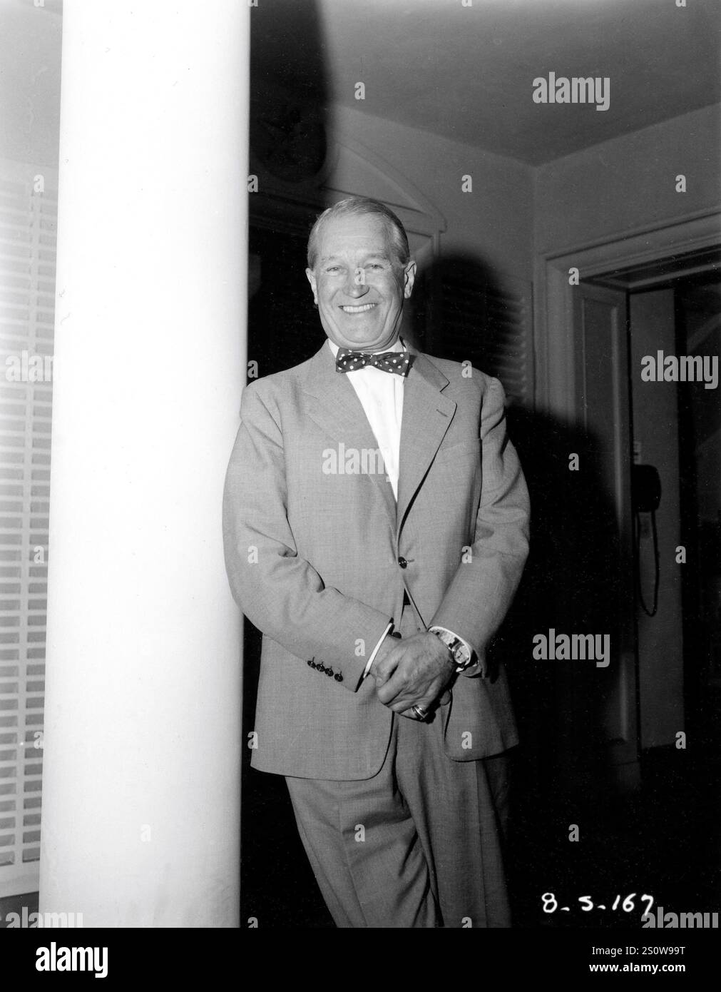 MAURICE CHEVALIER candid portrait at the time he was making CAN-CAN ...