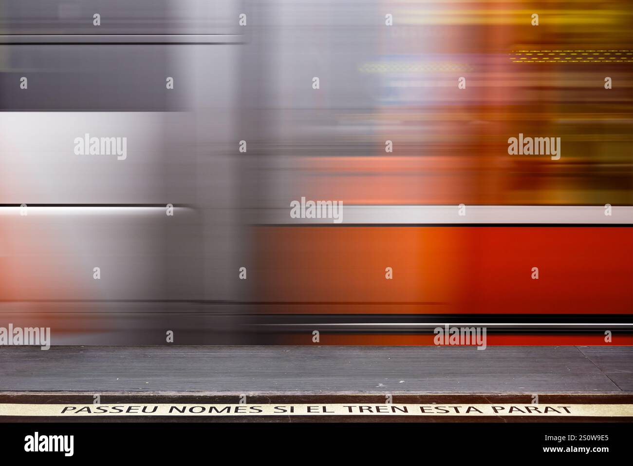 Abstract train warning sign hi-res stock photography and images - Alamy