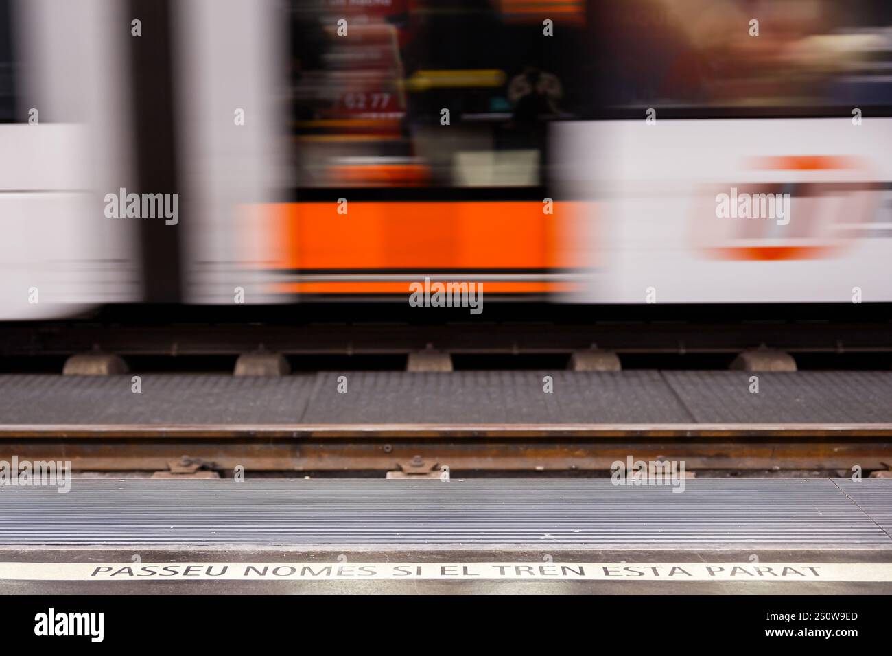 Abstract train warning sign hi-res stock photography and images - Alamy