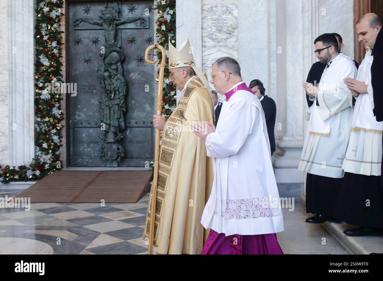 Cardinal Baldassare Reina opens the Holy Door of Rome's St. John in ...