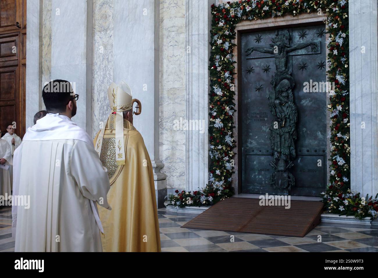 Cardinal Baldassare Reina opens the Holy Door of Rome's St. John in ...