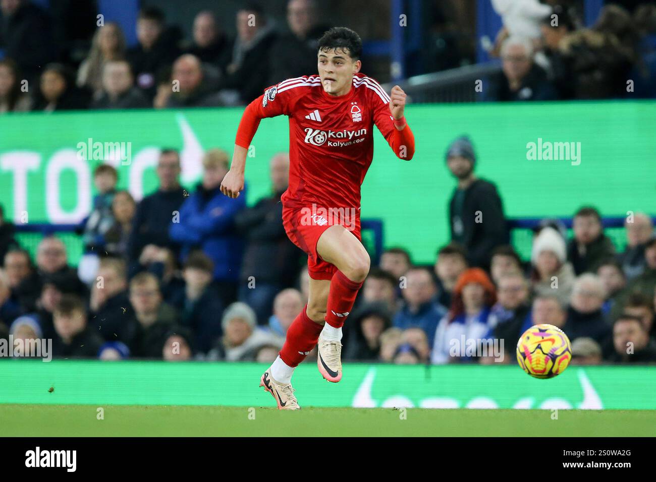 Liverpool, UK. 29th Dec, 2024. Ramon Sosa of Nottingham Forest in ...