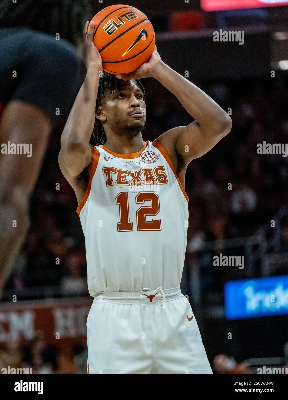 Texas, USA. 29th Dec, 2024. Tramon Mark (12) of the Texas Longhorns in ...