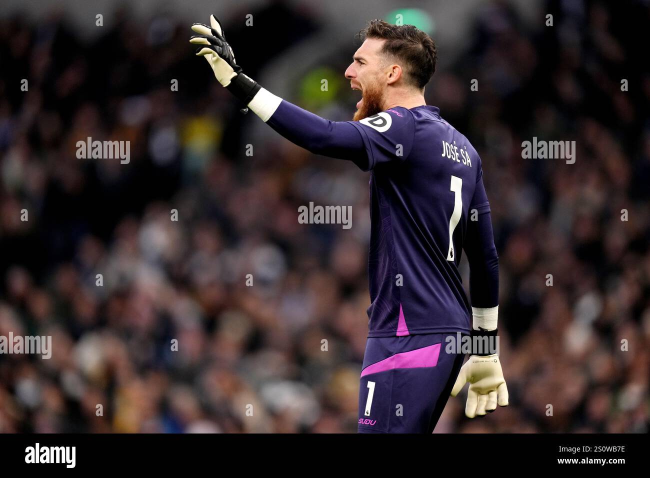 Wolverhampton Wanderers goalkeeper Jose Sa during the Premier League ...