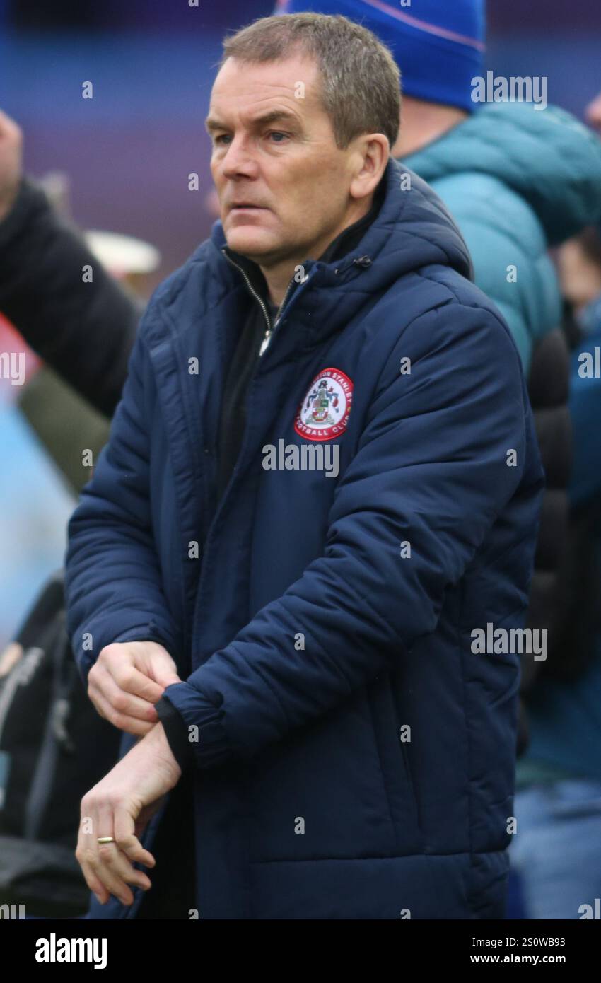Accrington Stanley Manager John Doolan during the Sky Bet League 2 ...