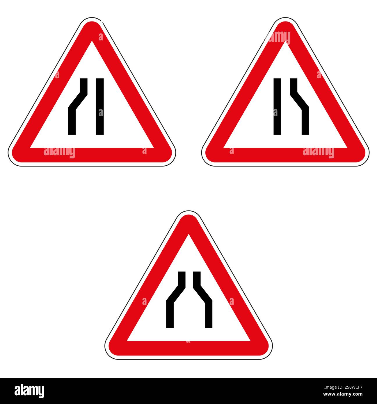 Shape narrowing Stock Vector Images - Alamy