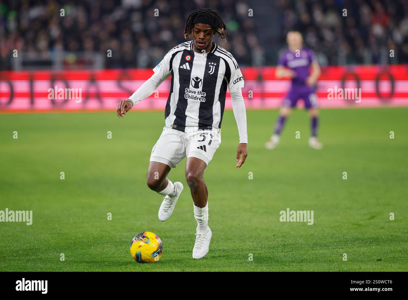 Turin, Italy. 29th Dec, 2024. Samuel Mbangula of Juventus FC during the ...