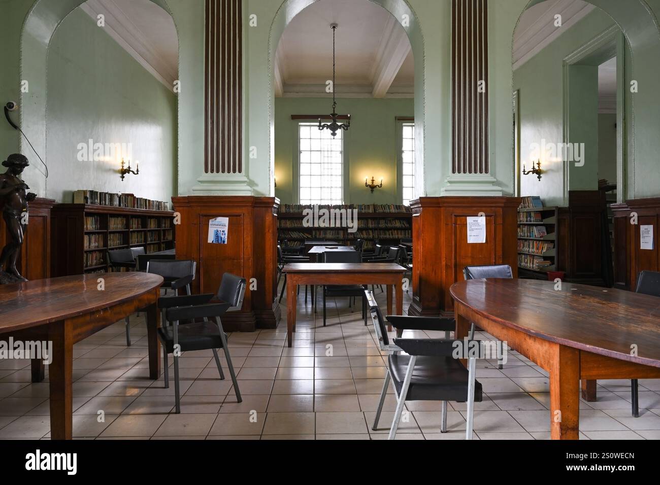 NAIROBI DOWNTOWN, KENYA - NOVEMBER 13, 2022: The interior of the ...