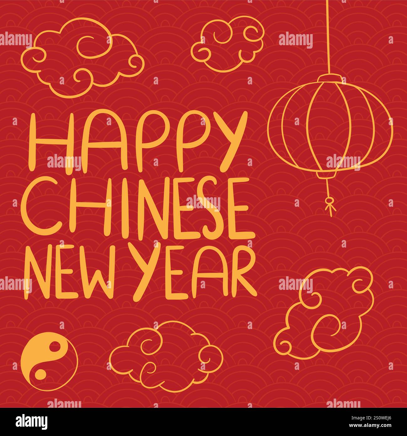 Happy chinese 2025 new Stock Vector Images - Alamy