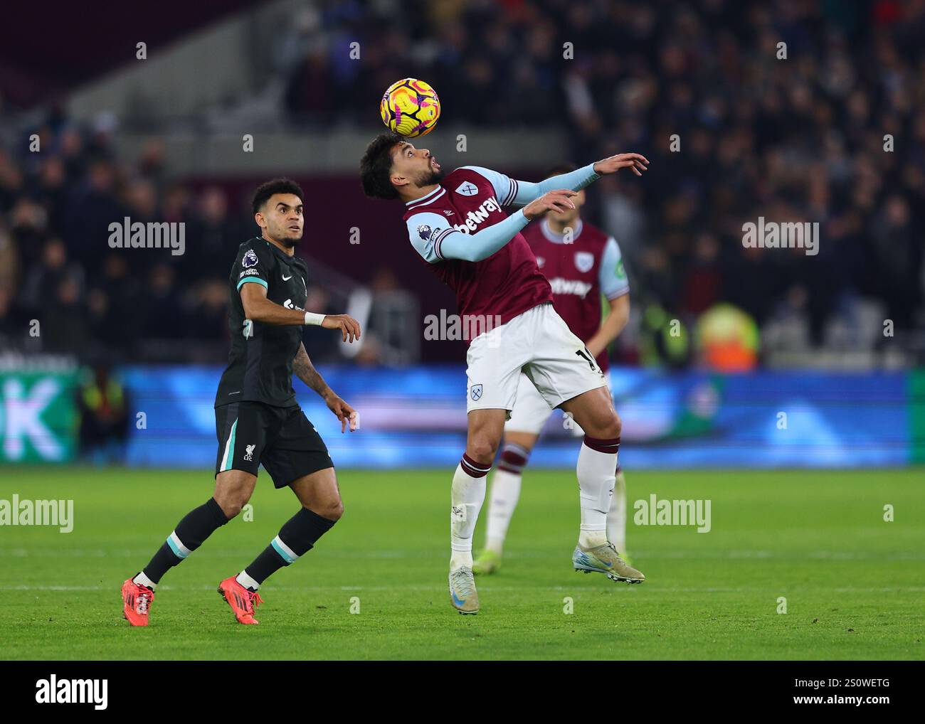 London Stadium, London, UK. 29th Dec, 2024. Premier League Football, West Ham United versus ...