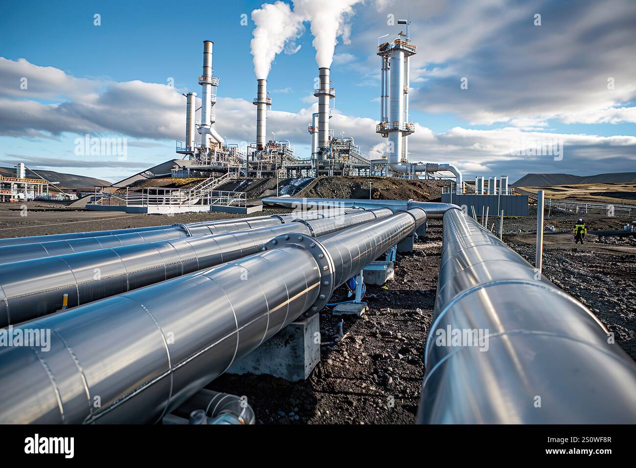 Carbfix project in Iceland. Renewable energy Stock Photo - Alamy