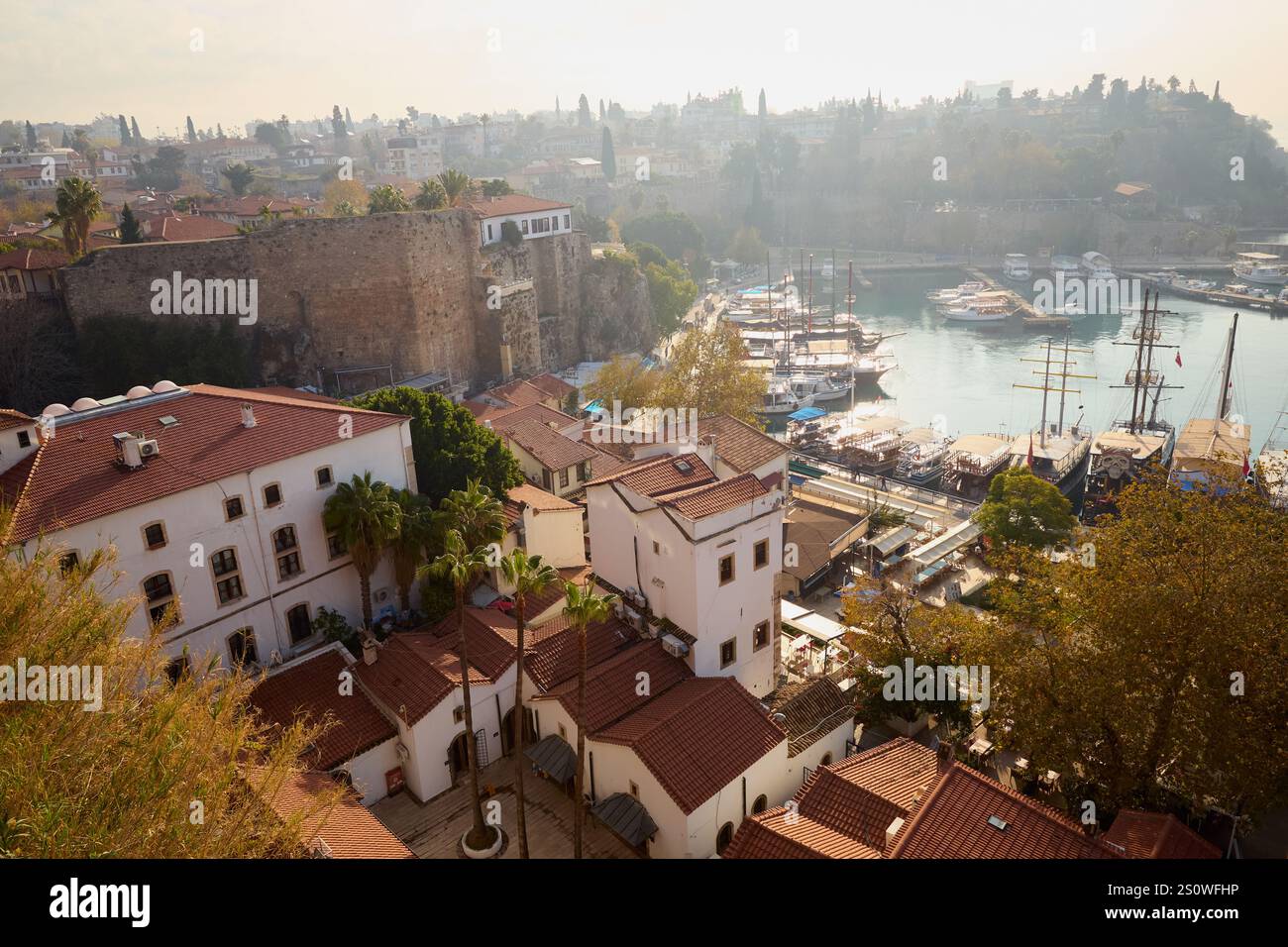 Marina in Antalya city, Turkey Stock Photo - Alamy