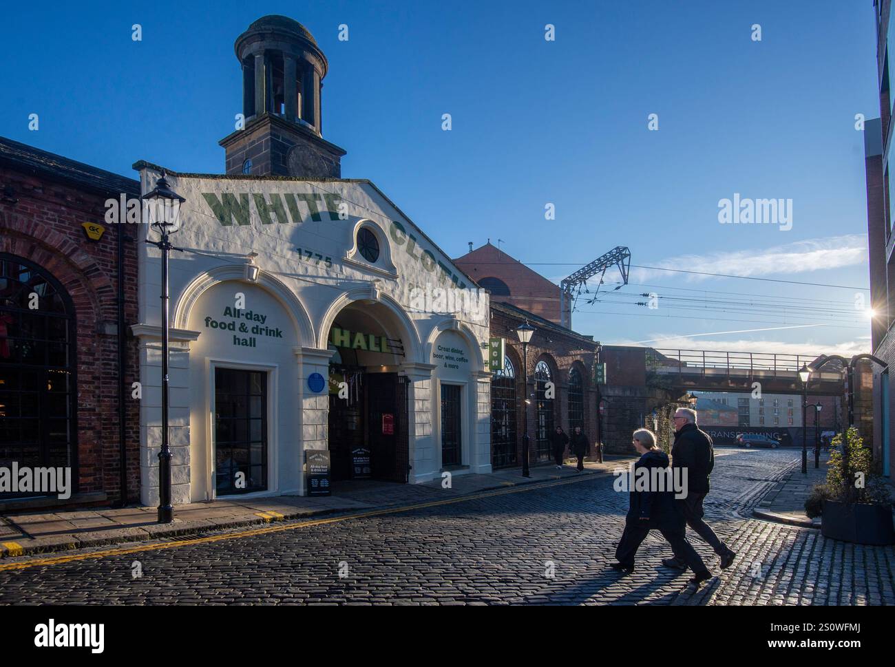 White Cloth Hall in central Leeds, West Yorkshire, England, UK Stock ...