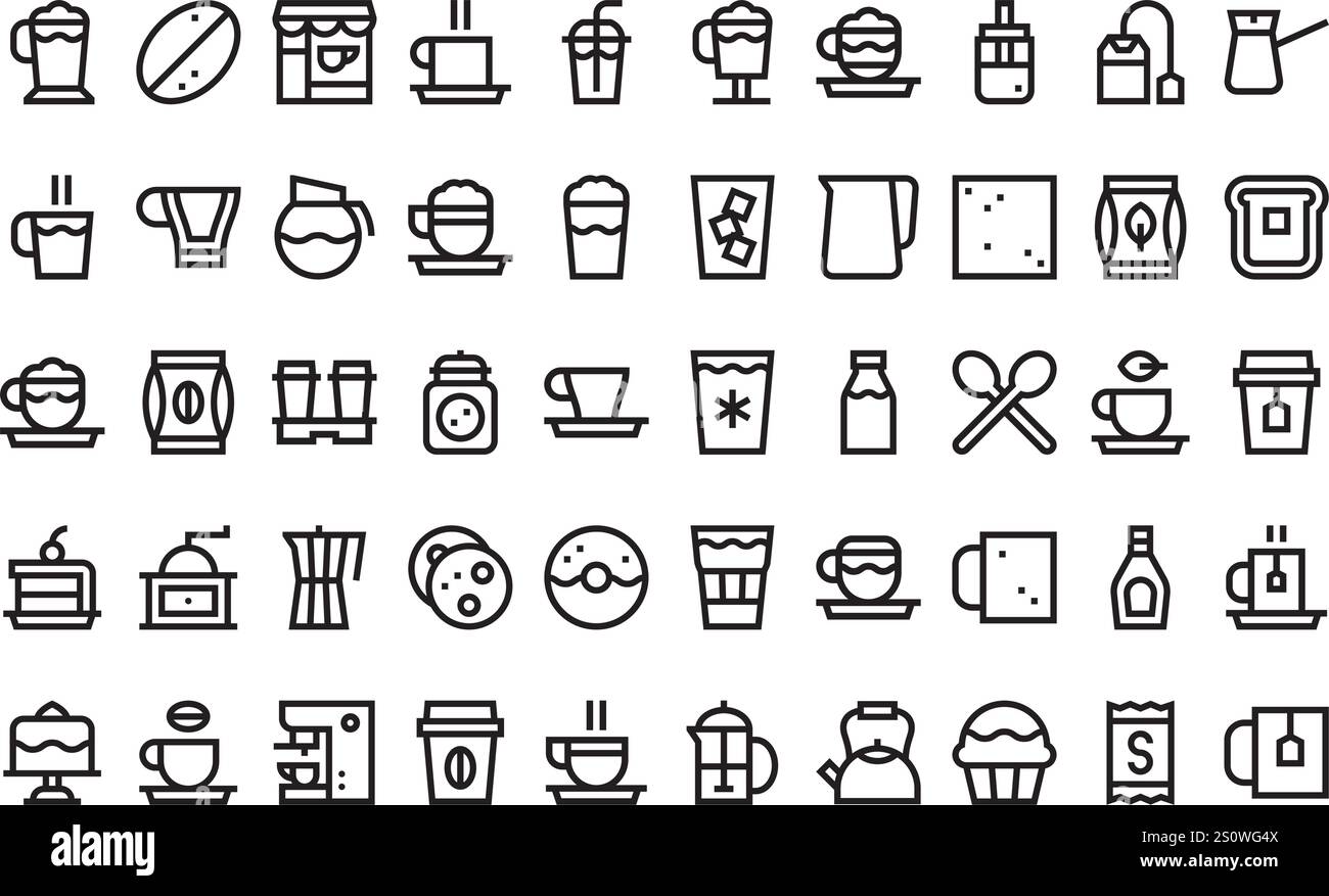 Coffee shop icons High-Quality Vector Icons Collection with Editable ...