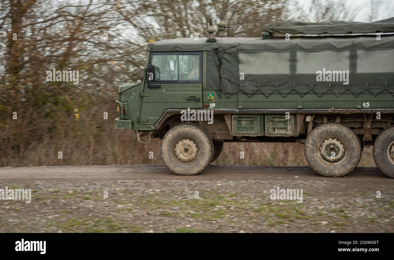A British army Steyr-Daimler-Puch - BAE Systems Pinzgauer high-mobility ...