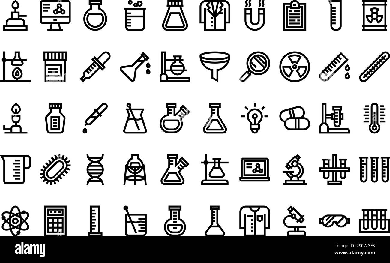 Lab icons High-Quality Vector Icons Collection with Editable Stroke. Ideal for Professional and ...