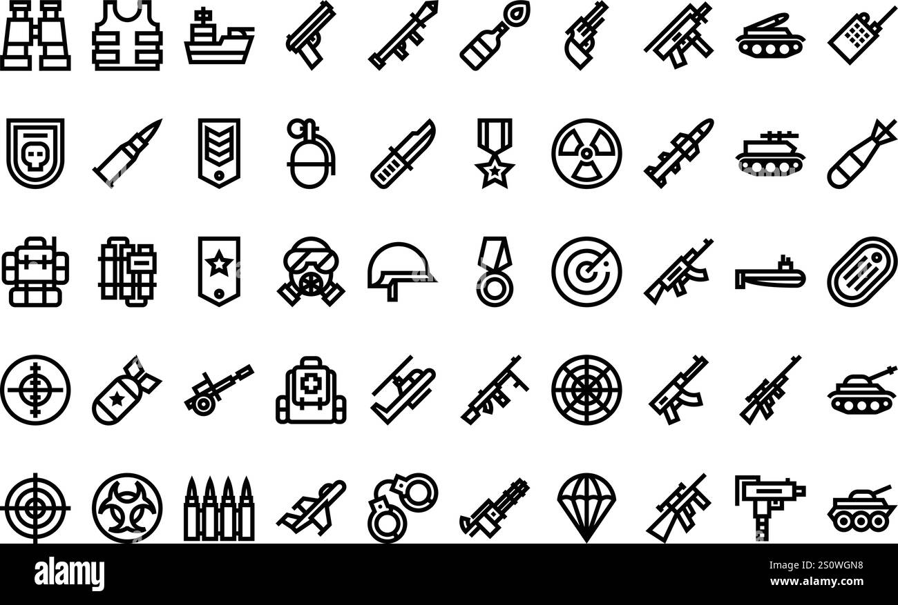 Weapons 1 2 Stock Vector Images - Alamy