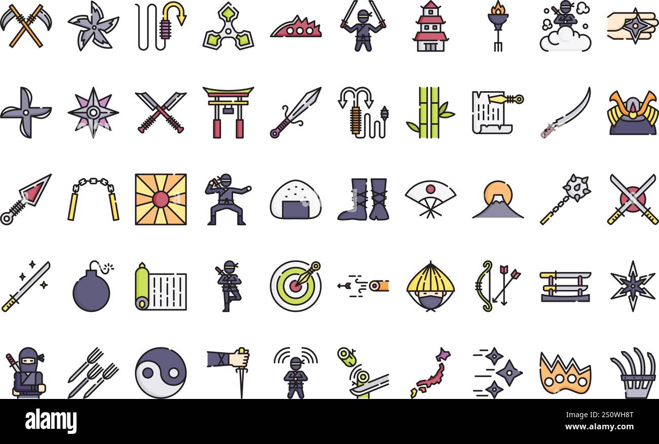 Blowpipe weapon Stock Vector Images - Alamy