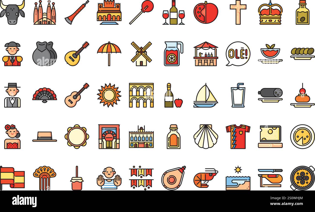 Cordoba palace spanish Stock Vector Images - Alamy