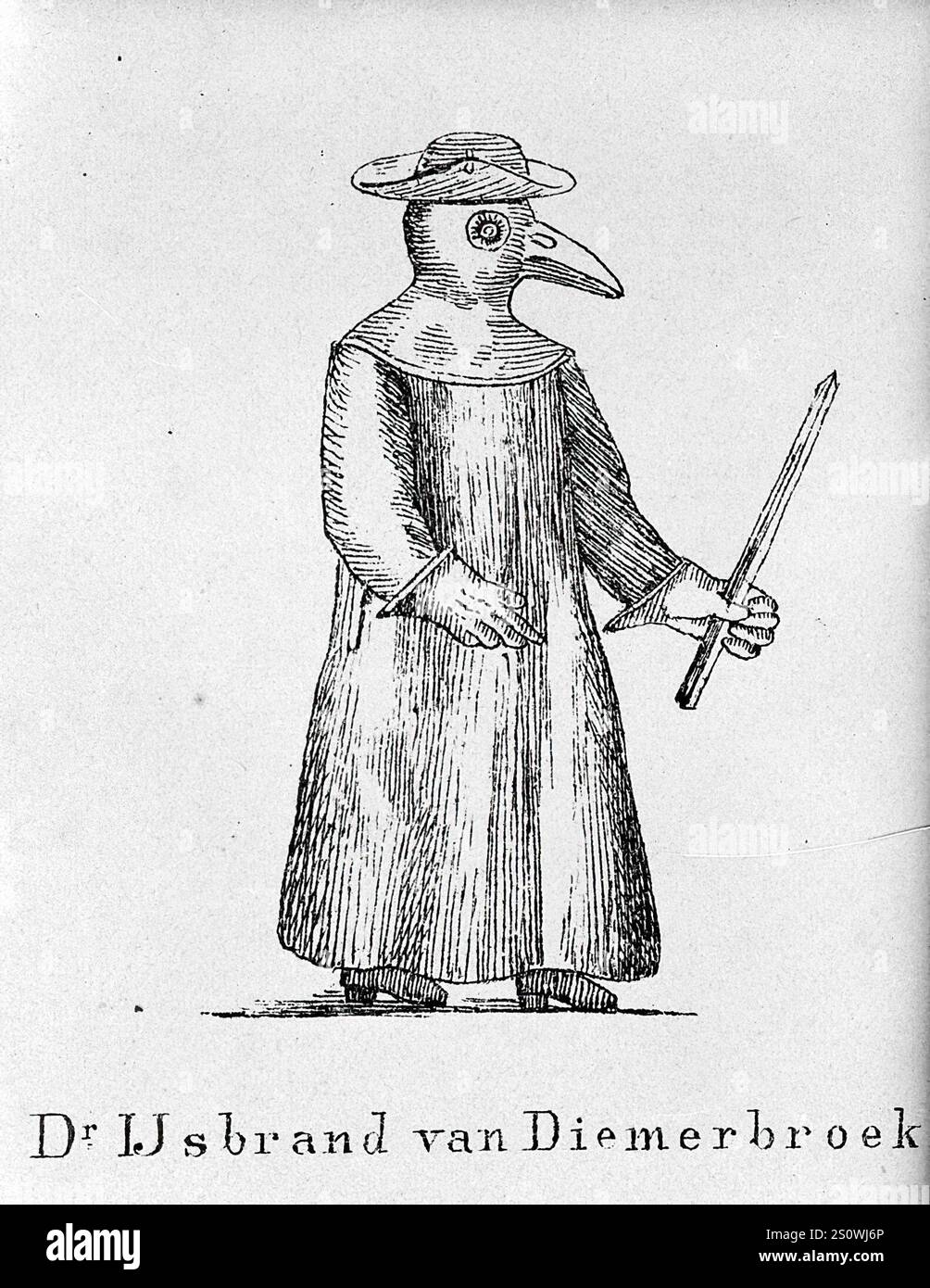 17th Century "Plague Doctor". A plague doctor was a physician hired ...