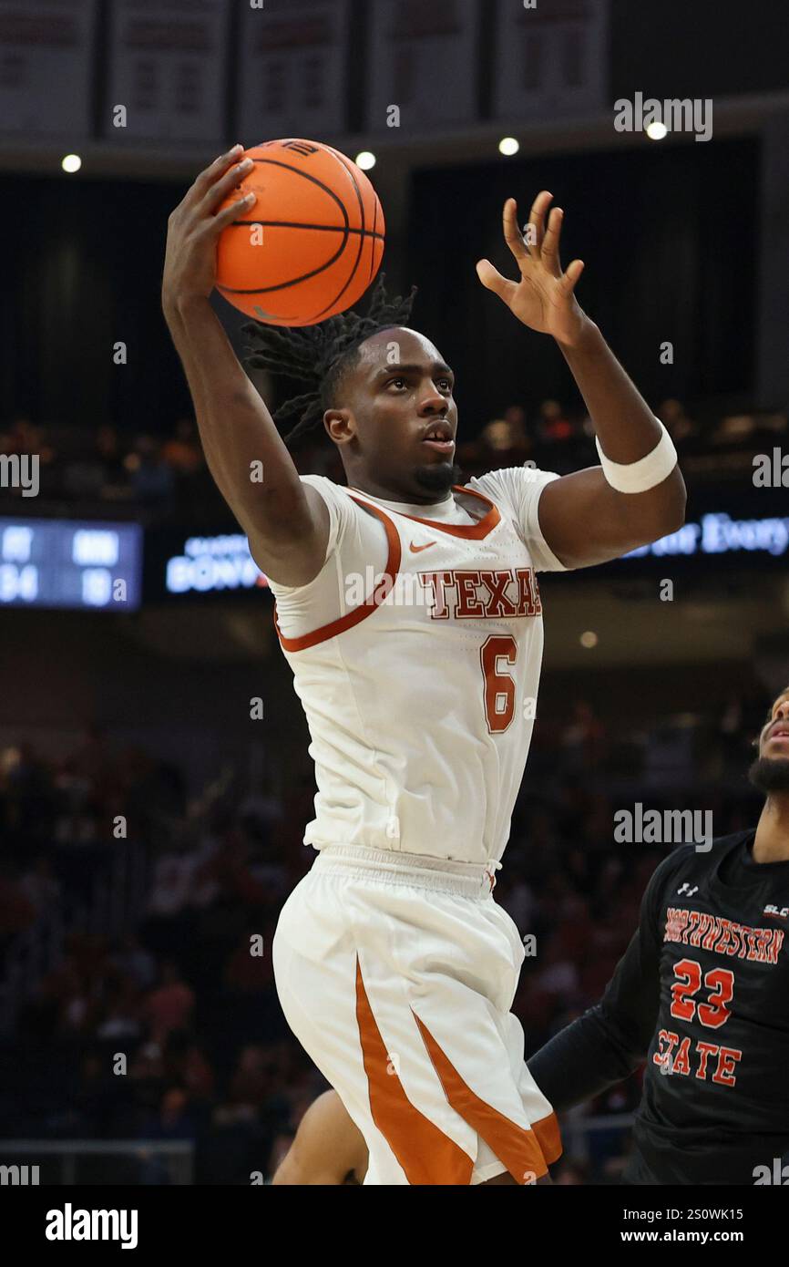 AUSTIN, TX - DECEMBER 29: Texas Longhorns forward Arthur Kaluma (6 ...
