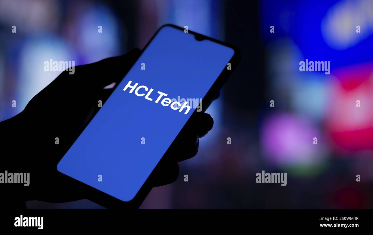 Hcl tech logo hi-res stock photography and images - Alamy
