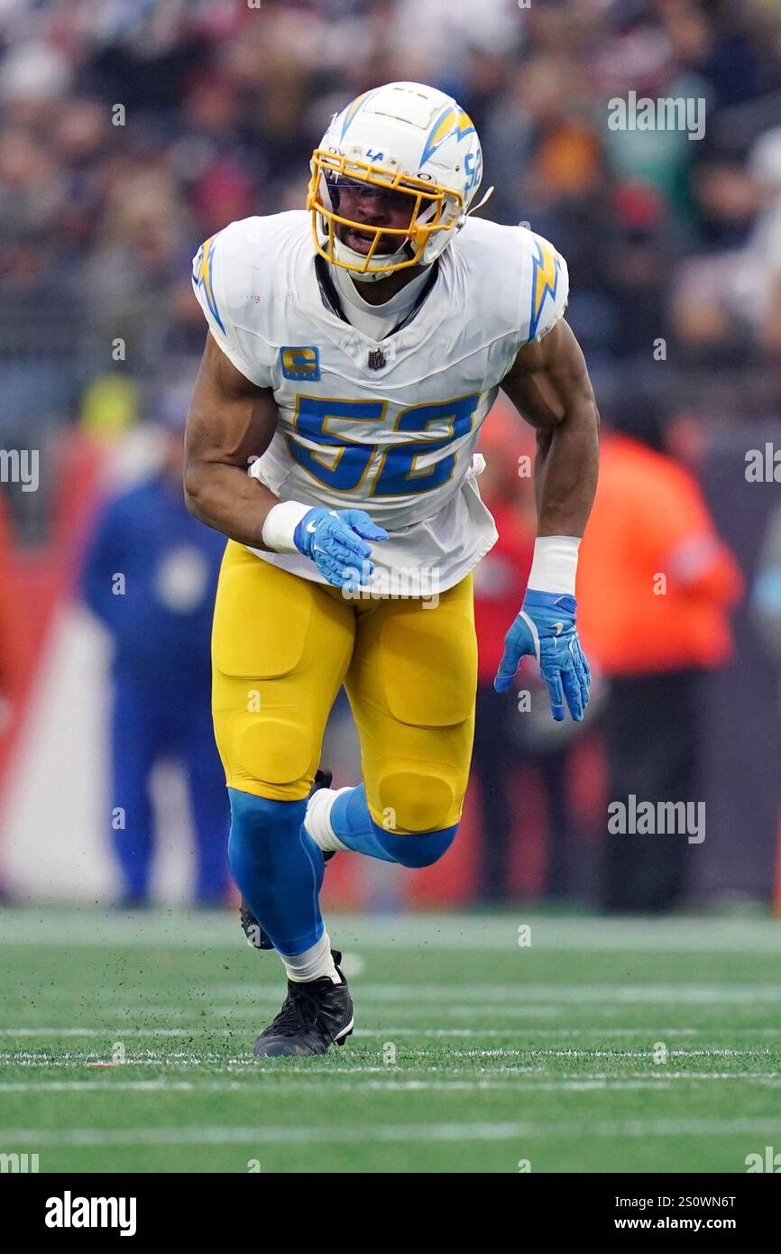 Los Angeles Chargers linebacker Khalil Mack (52) during an NFL football ...