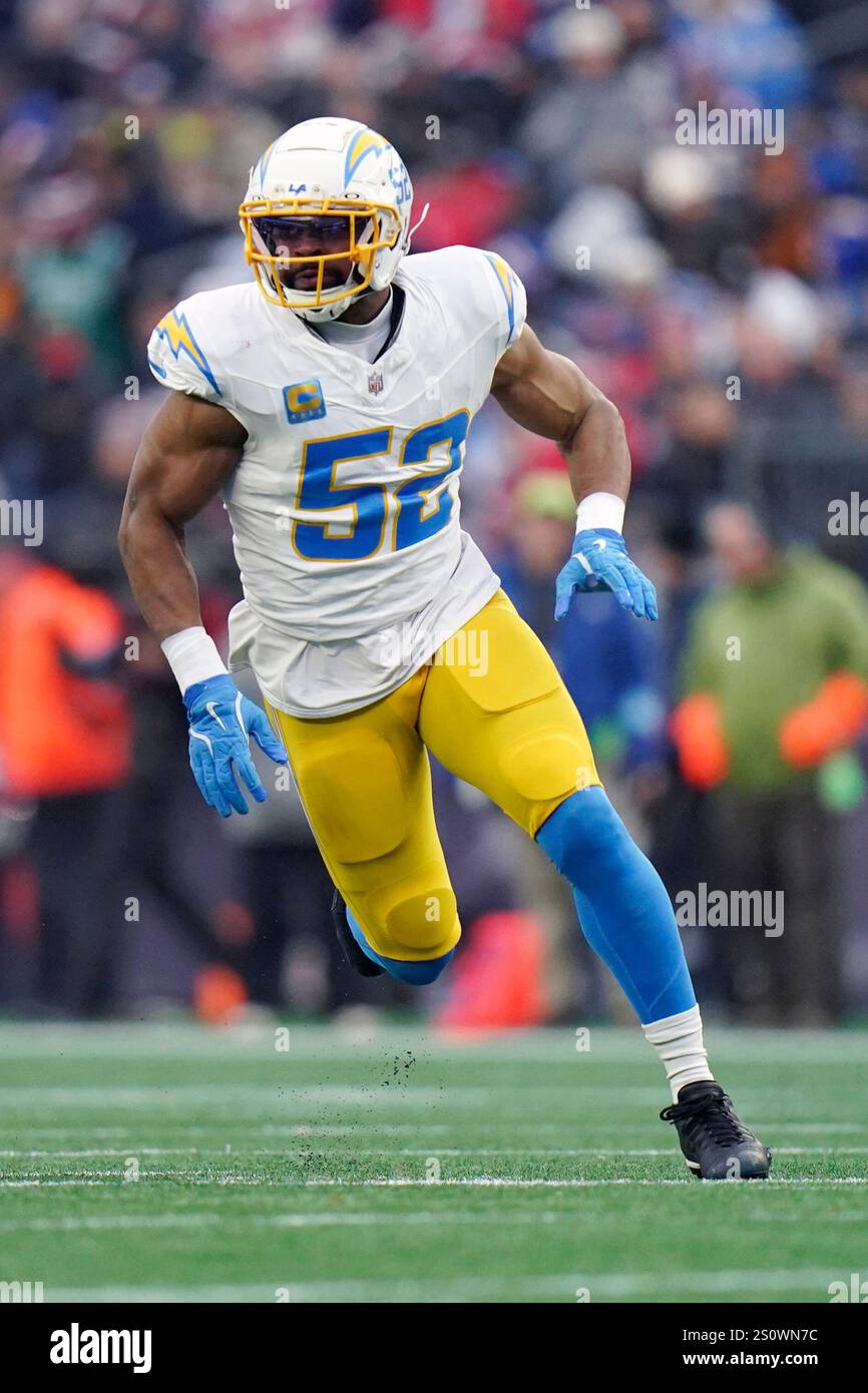 Los Angeles Chargers linebacker Khalil Mack (52) during an NFL football ...