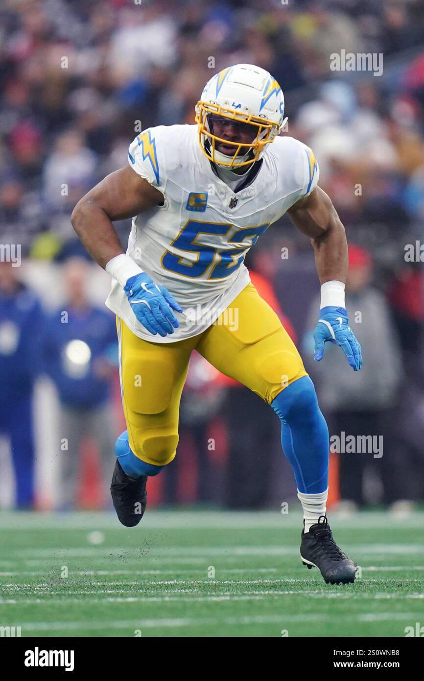 Los Angeles Chargers linebacker Khalil Mack (52) during an NFL football ...